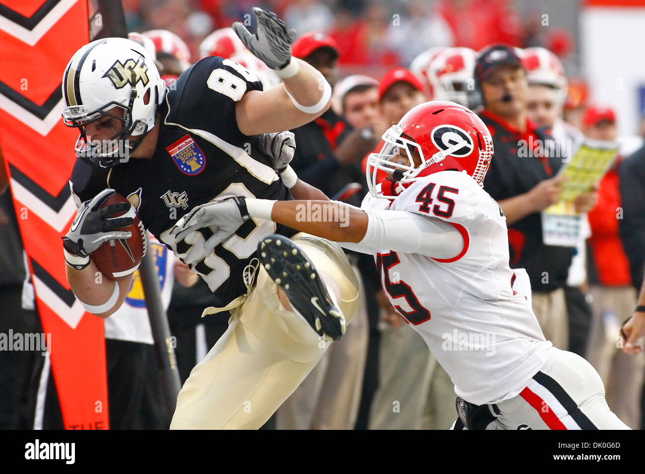 Le 31 décembre 2010 - Memphis, Al, États-Unis - Georgia Bulldogs ...