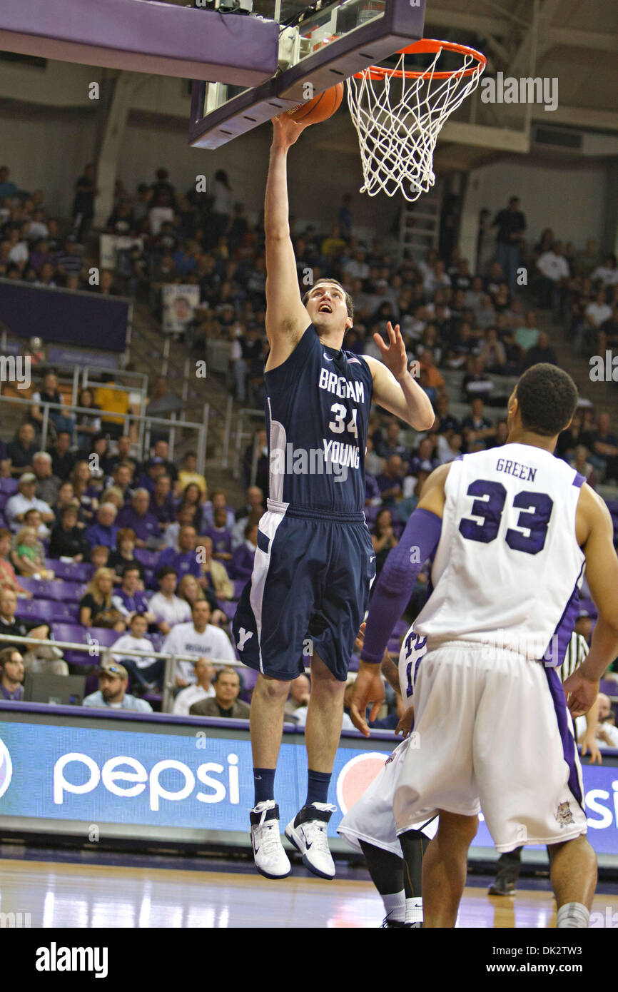 19 février 2011 - Fort Worth, Texas, US - Cougars Brigham Young l'avant ...