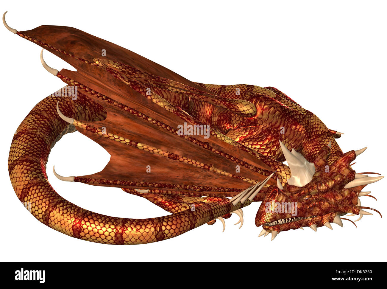 Dragon endormi Banque de photographies et d’images à haute résolution ...