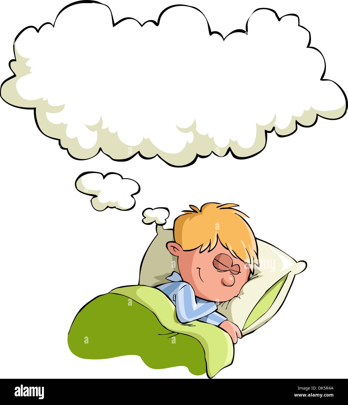 Le garçon a un rêve, vector illustration Image Vectorielle Stock - Alamy