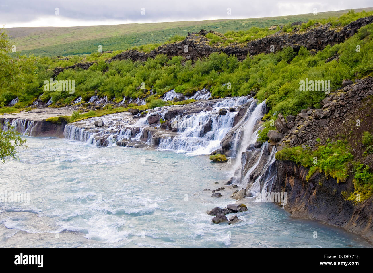 Iceland barnafoss waterfall Banque de photographies et d’images à haute ...