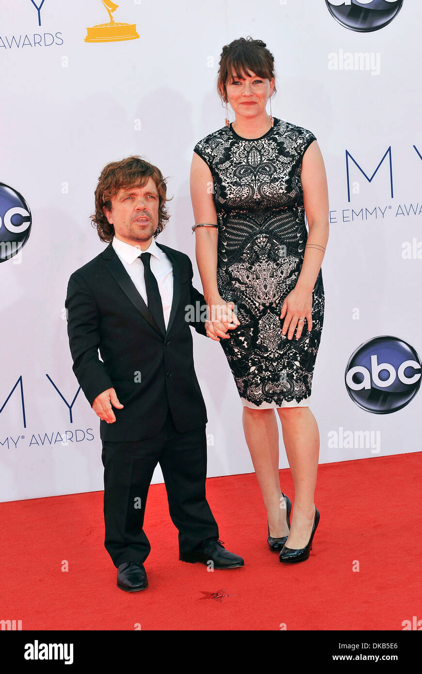 Erica Schmidt Peter Dinklage 64e congrès annuel Primetime Emmy Awards ...