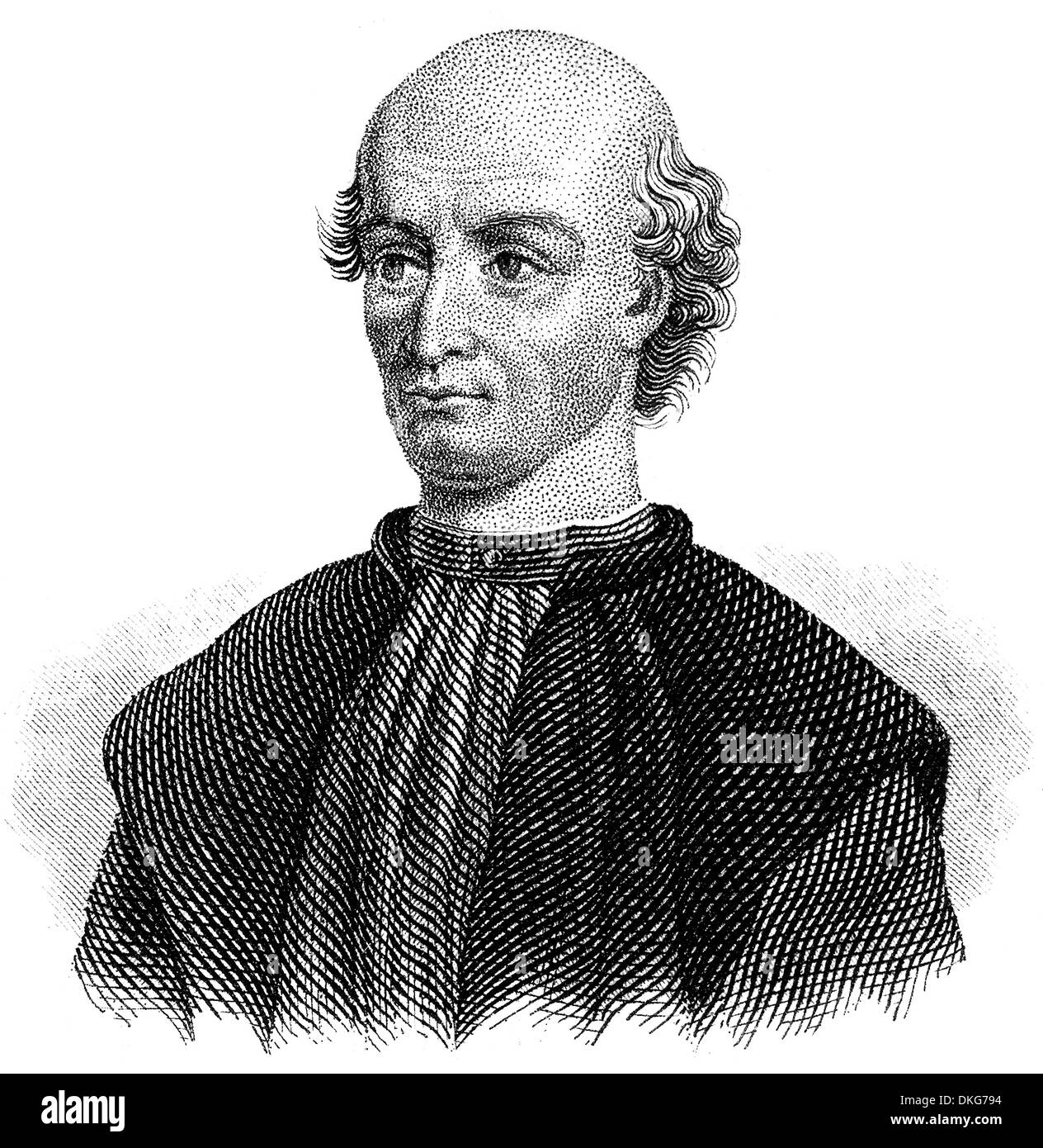 Le portrait de Donato Bramante, 1444 - 1514, un architecte italien de ...