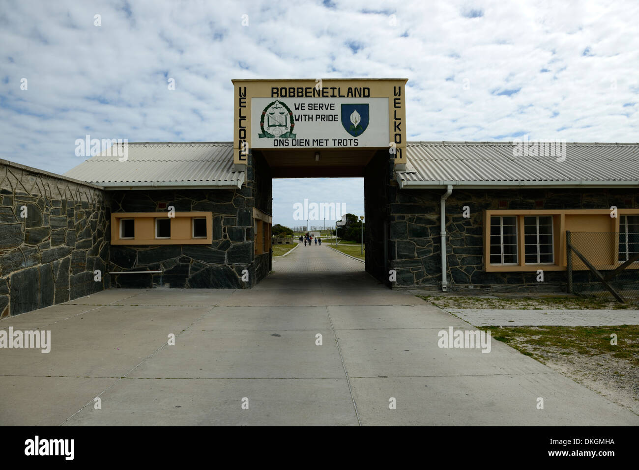 Pénitencier de prison de Robben Island prison à sécurité maximum cap ...