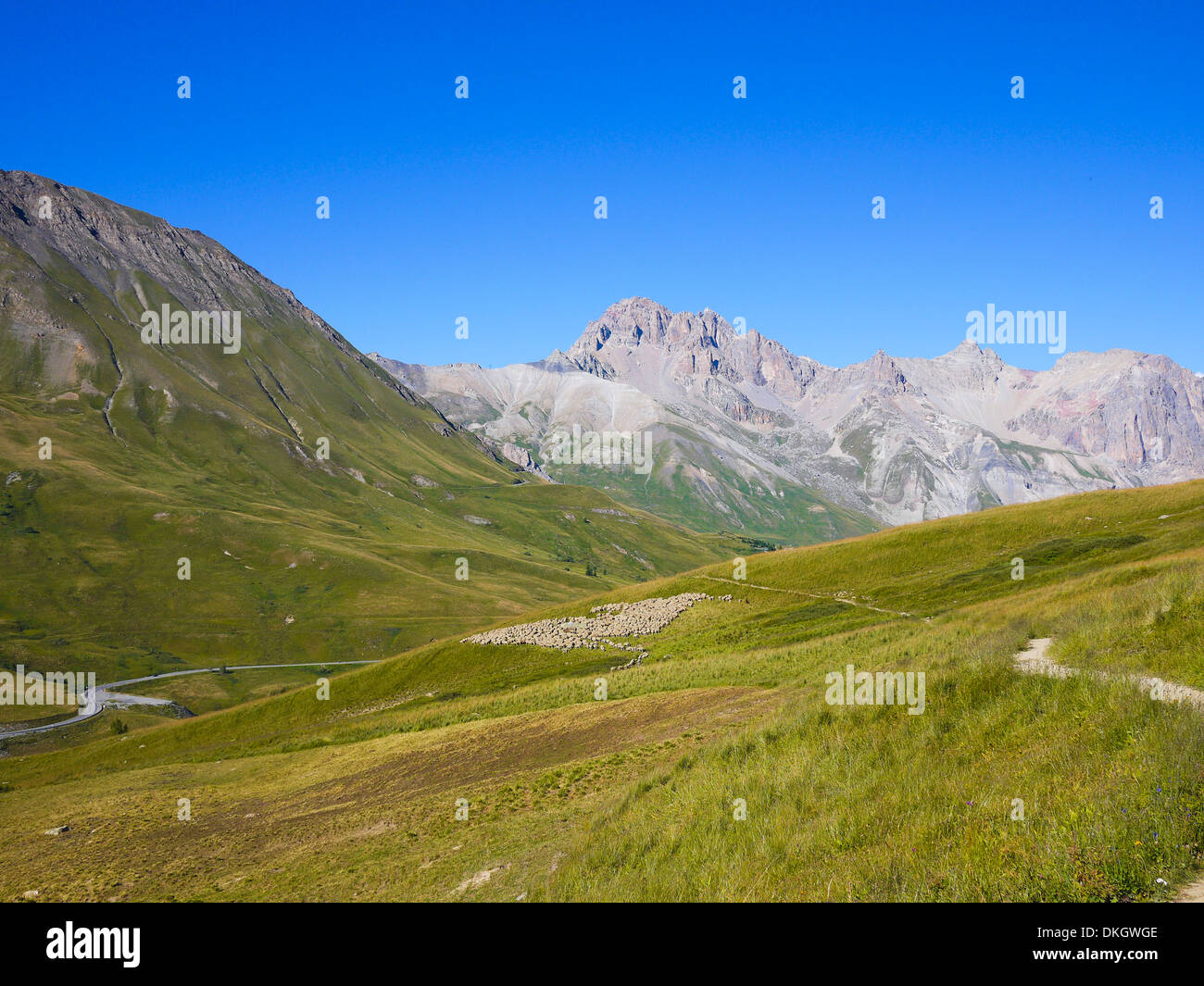 Parc National des Ecrins depuis le Col du Lautaret, Alpes, France Photo ...