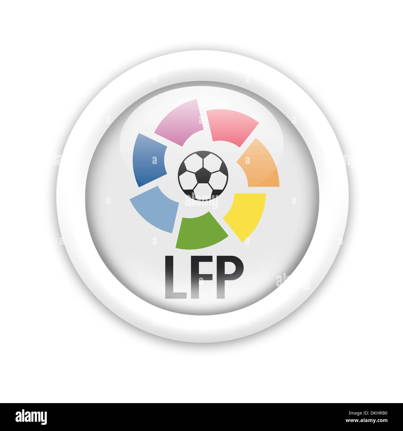 La Liga le logo Primera División icône symbole symbole symbole icône ...