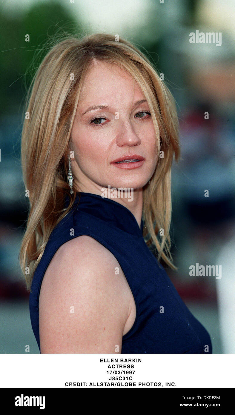 L'actrice Ellen Barkin..17/03/1997.J85C31C Photo Stock - Alamy