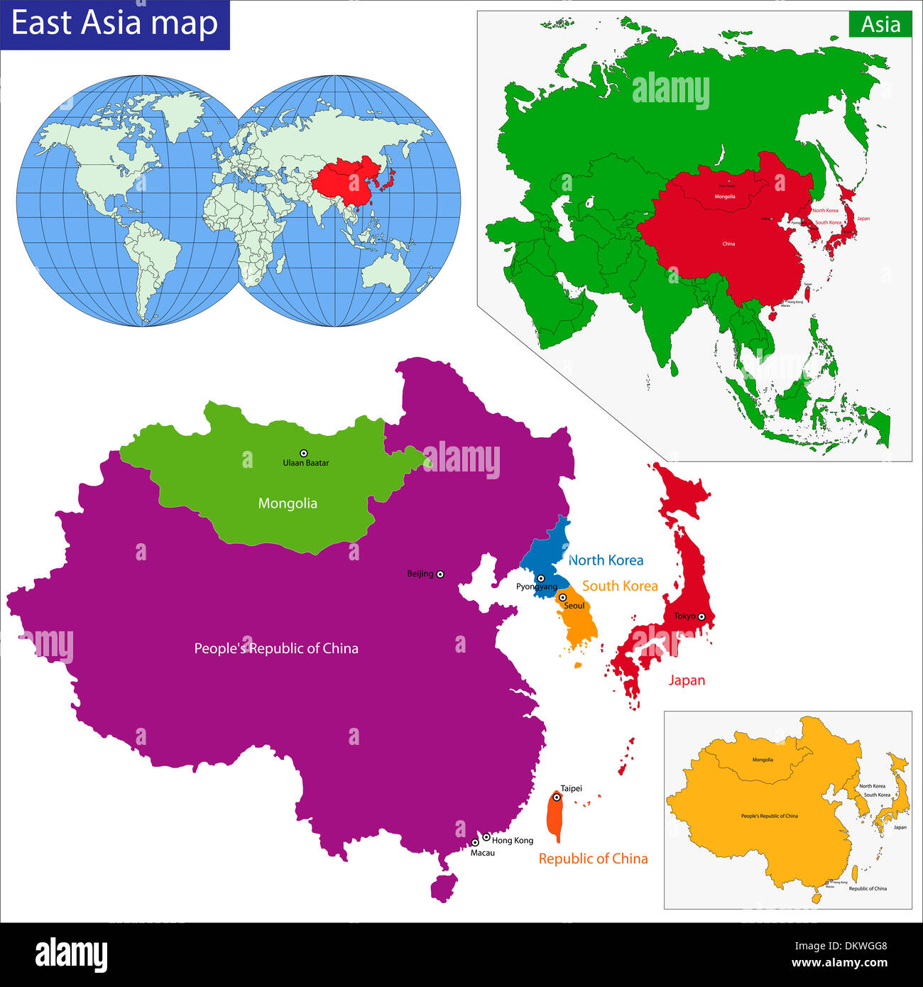 Mapa politico de china y taiwan Banque de photographies et d’images à haute résolution - Page 2 ...