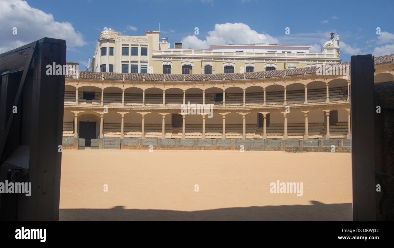 Plaza de Toros, la plus grandes arènes, Ronda, Andalousie, espagne ...