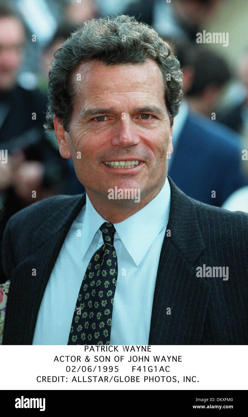 PATRICK WAYNE.ACTEUR ET FILS DE JOHN WAYNE.02/06/1995.F41G1AC Photo ...