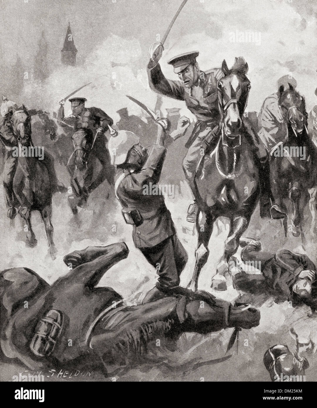 British army cavalry charge Banque de photographies et d’images à haute ...
