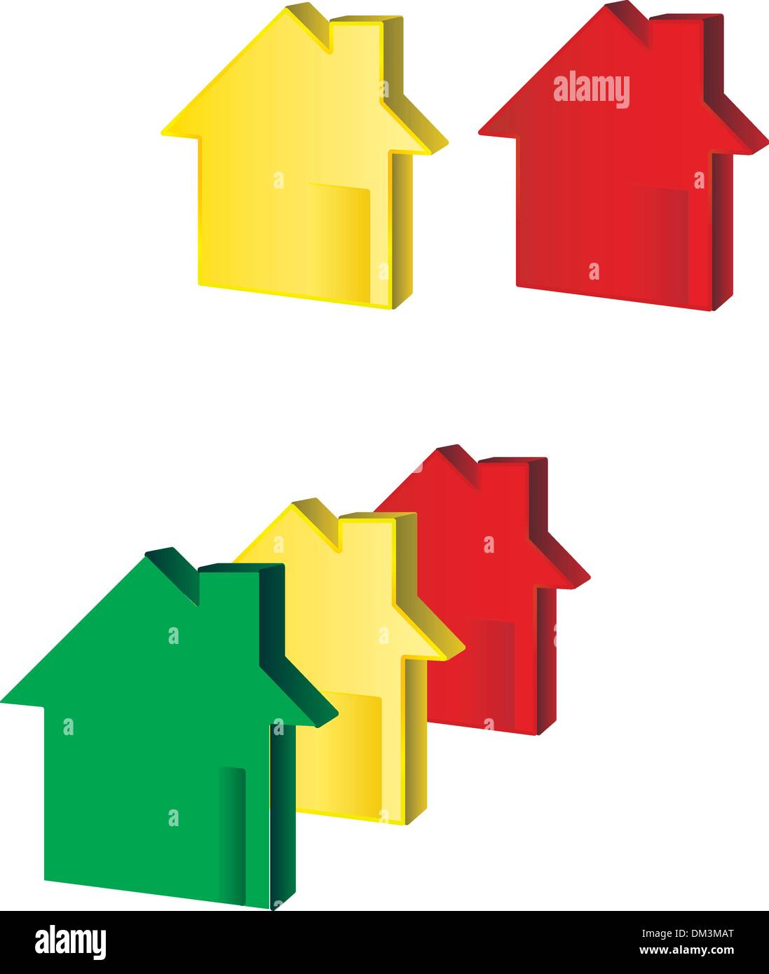 Vert et jaune Banque d'images vectorielles - Alamy