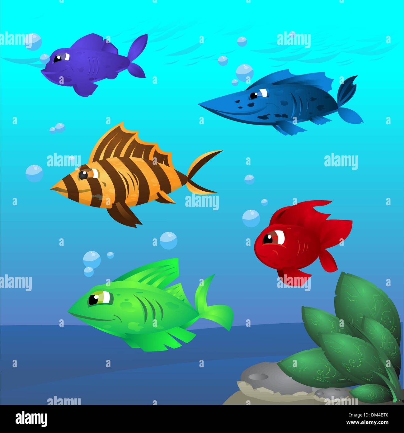 Cartoon fish Banque d'images vectorielles - Page 2 - Alamy