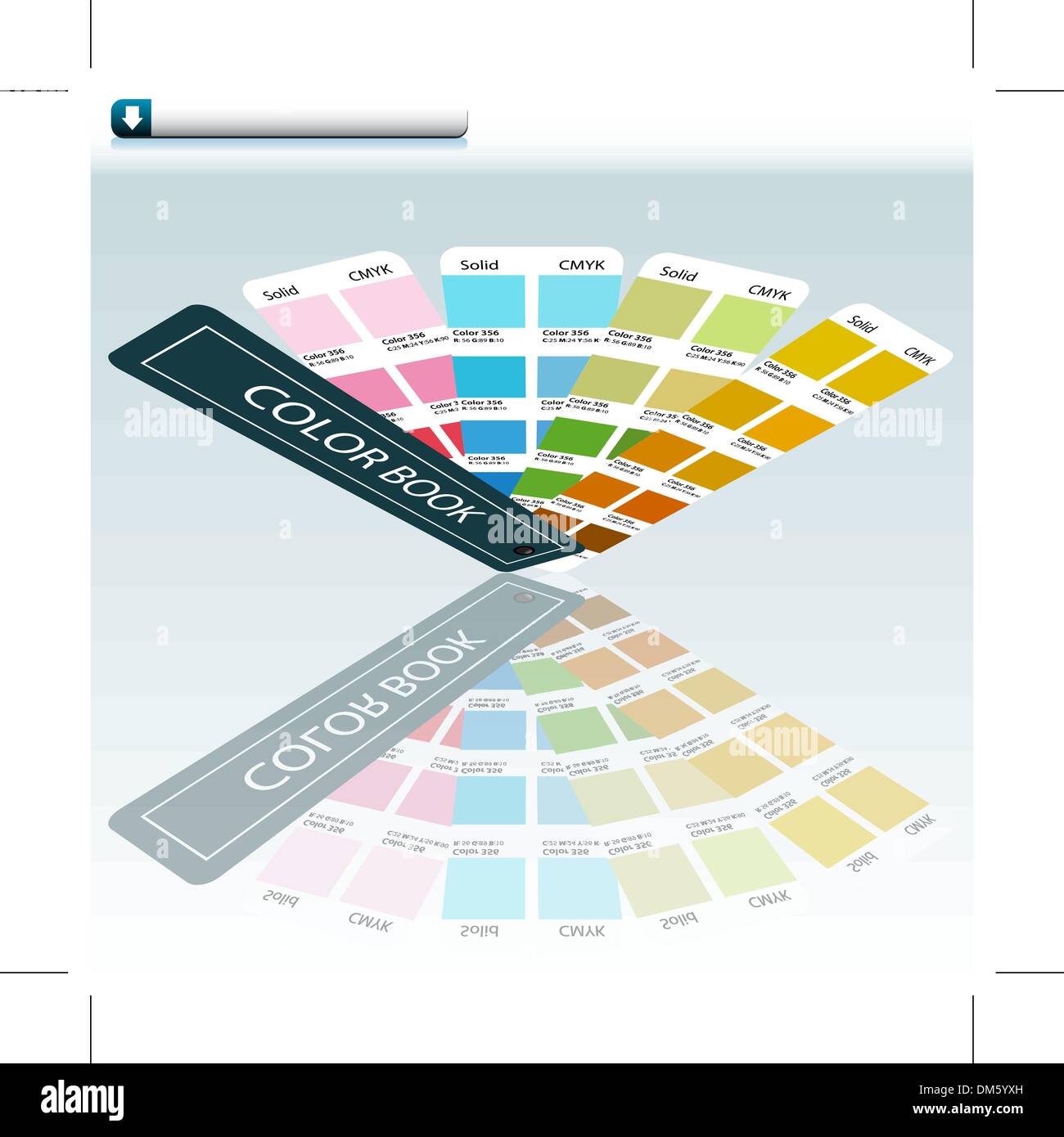 Tableau de couleurs Banque d'images vectorielles - Alamy