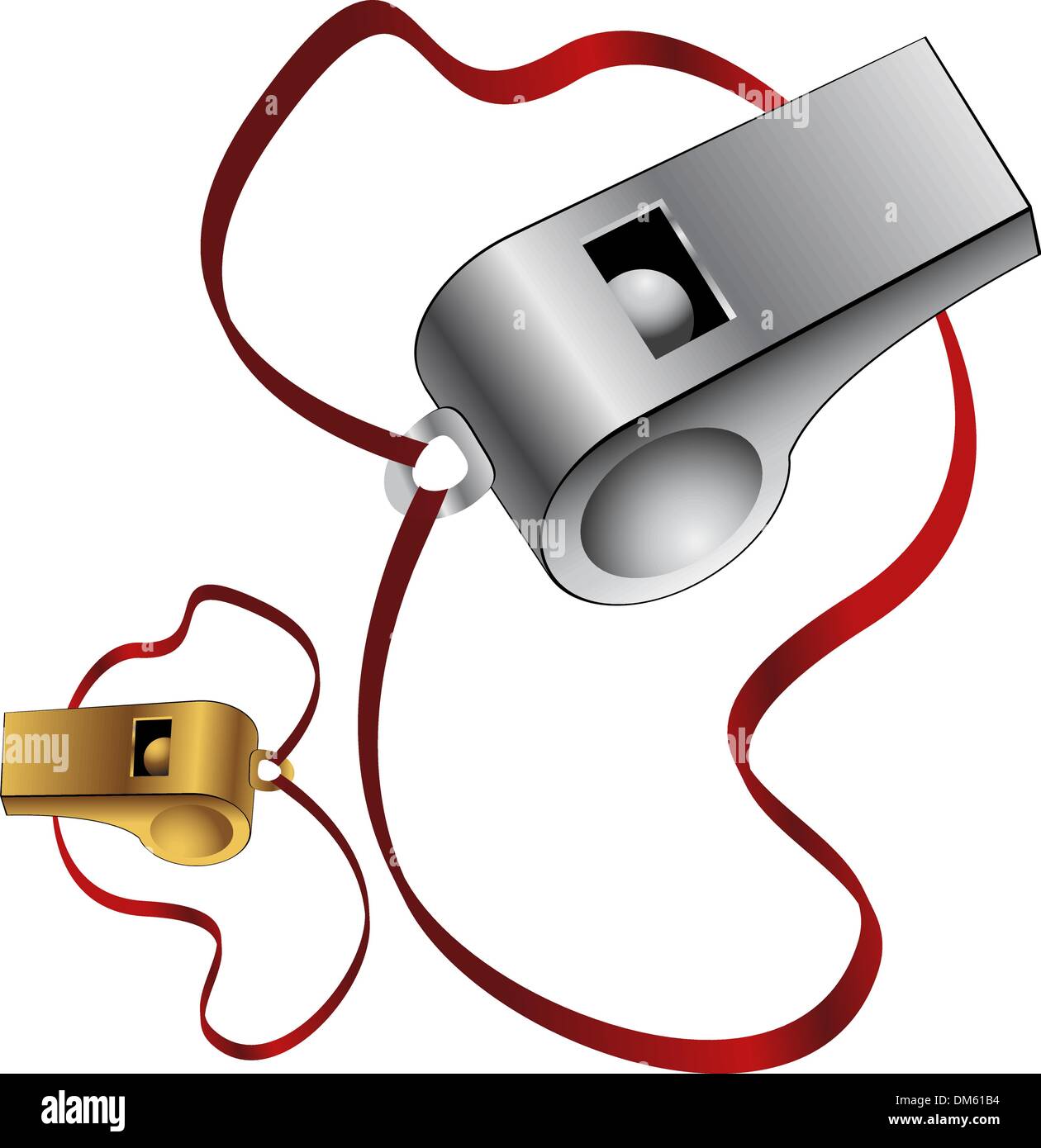 As sifflets Banque d'images vectorielles - Alamy