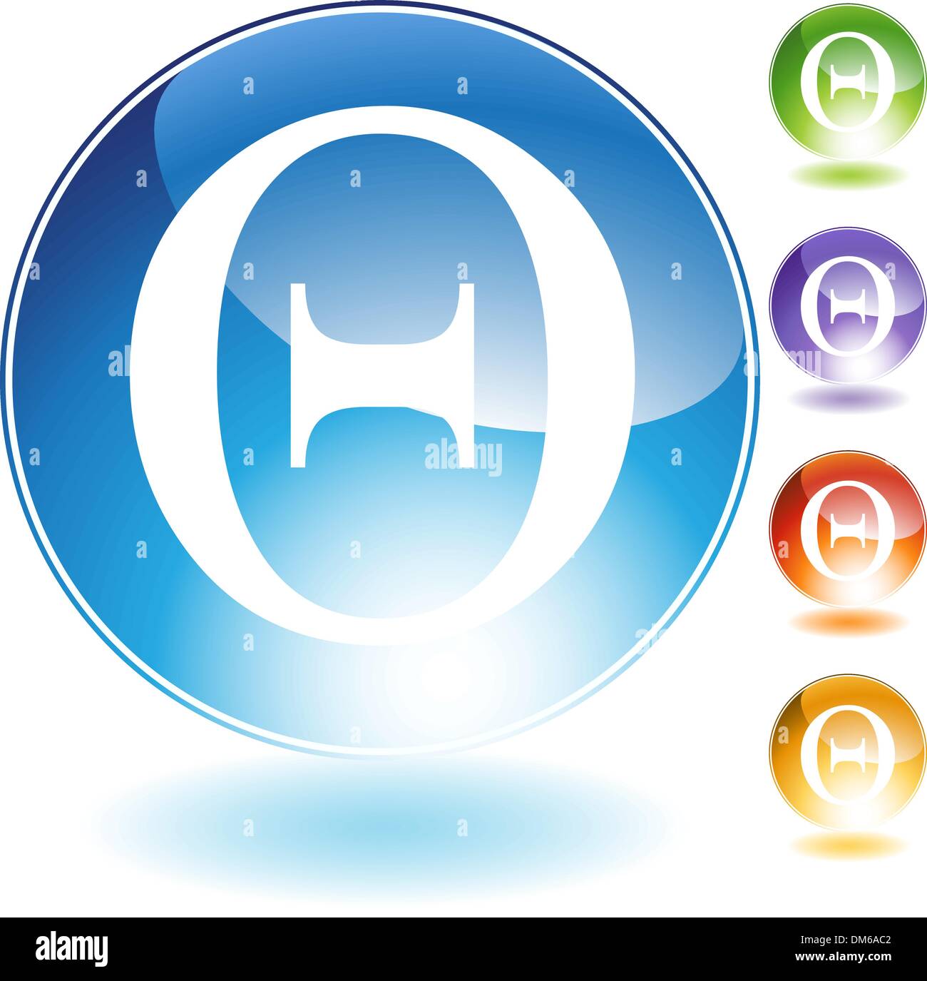 Symbole thêta Banque d'images vectorielles - Alamy