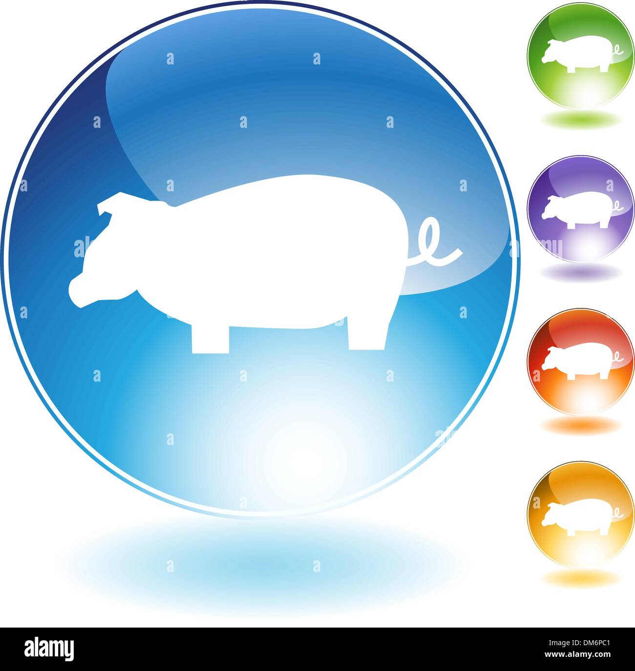 Astrologie chinoise symbole du cochon Banque d'images vectorielles ...