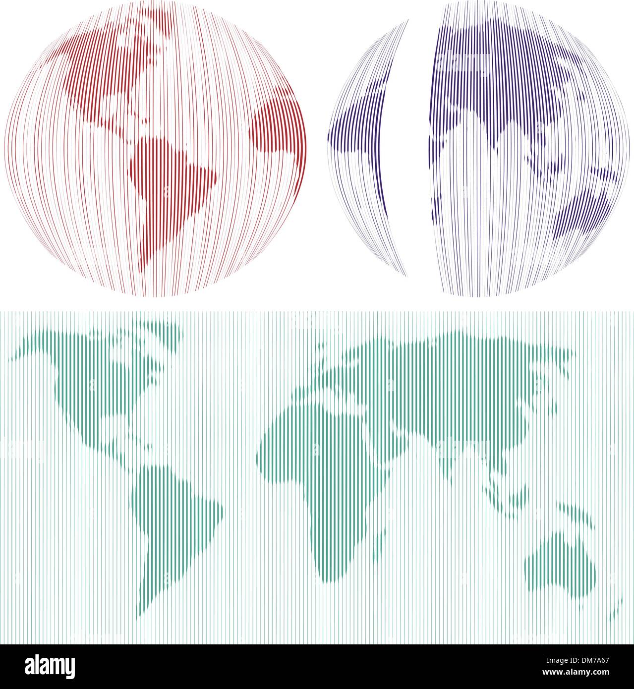 Mapas vectoriales vectores Banque de photographies et d’images à haute ...