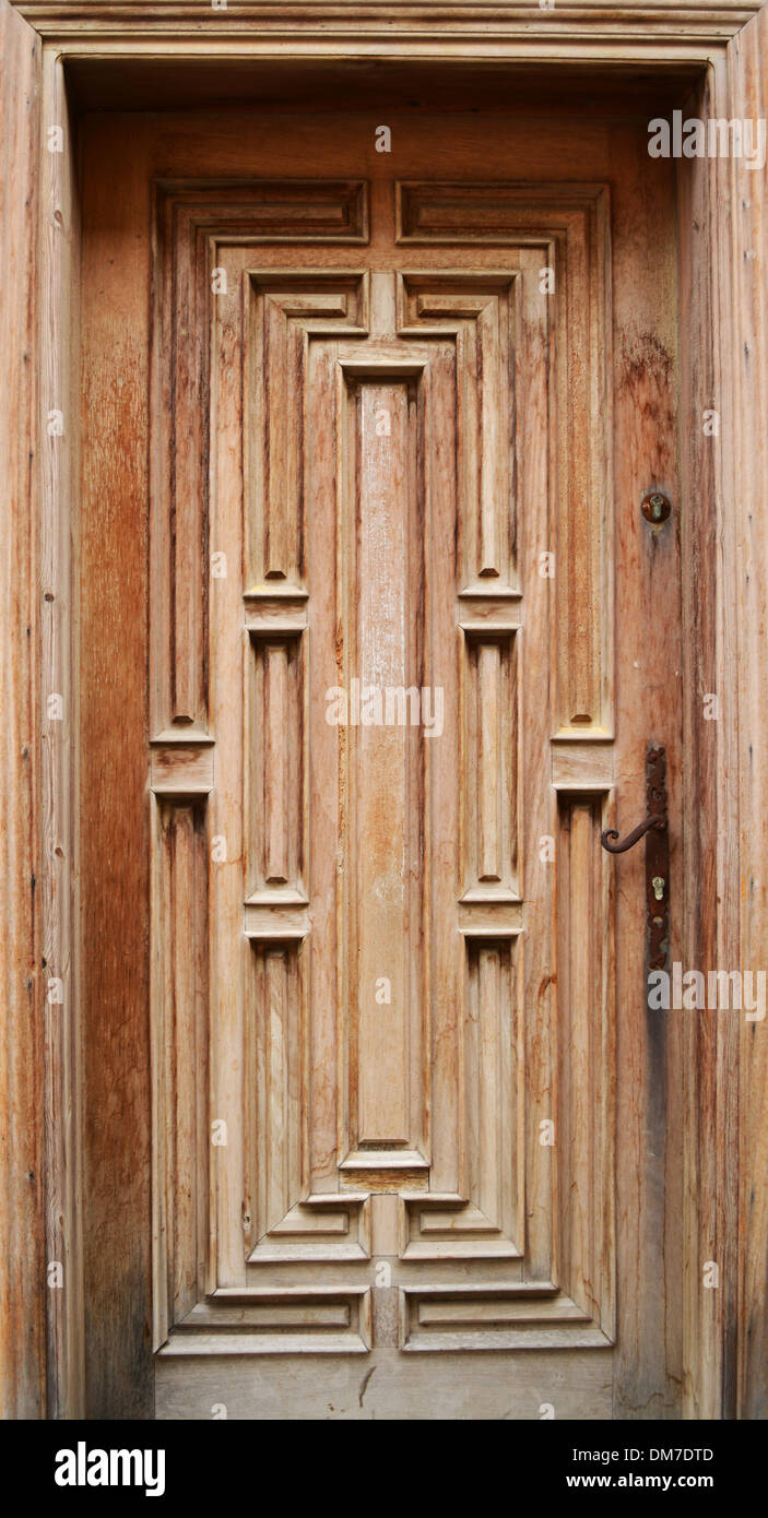Vintage wooden door Banque de photographies et d’images à haute ...