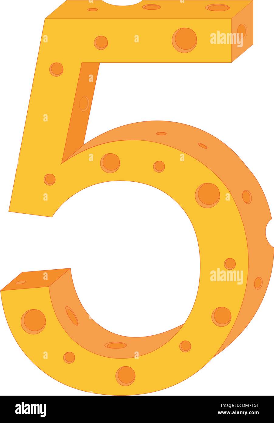 Apprendre les chiffres pour la maternelle Banque d'images vectorielles ...