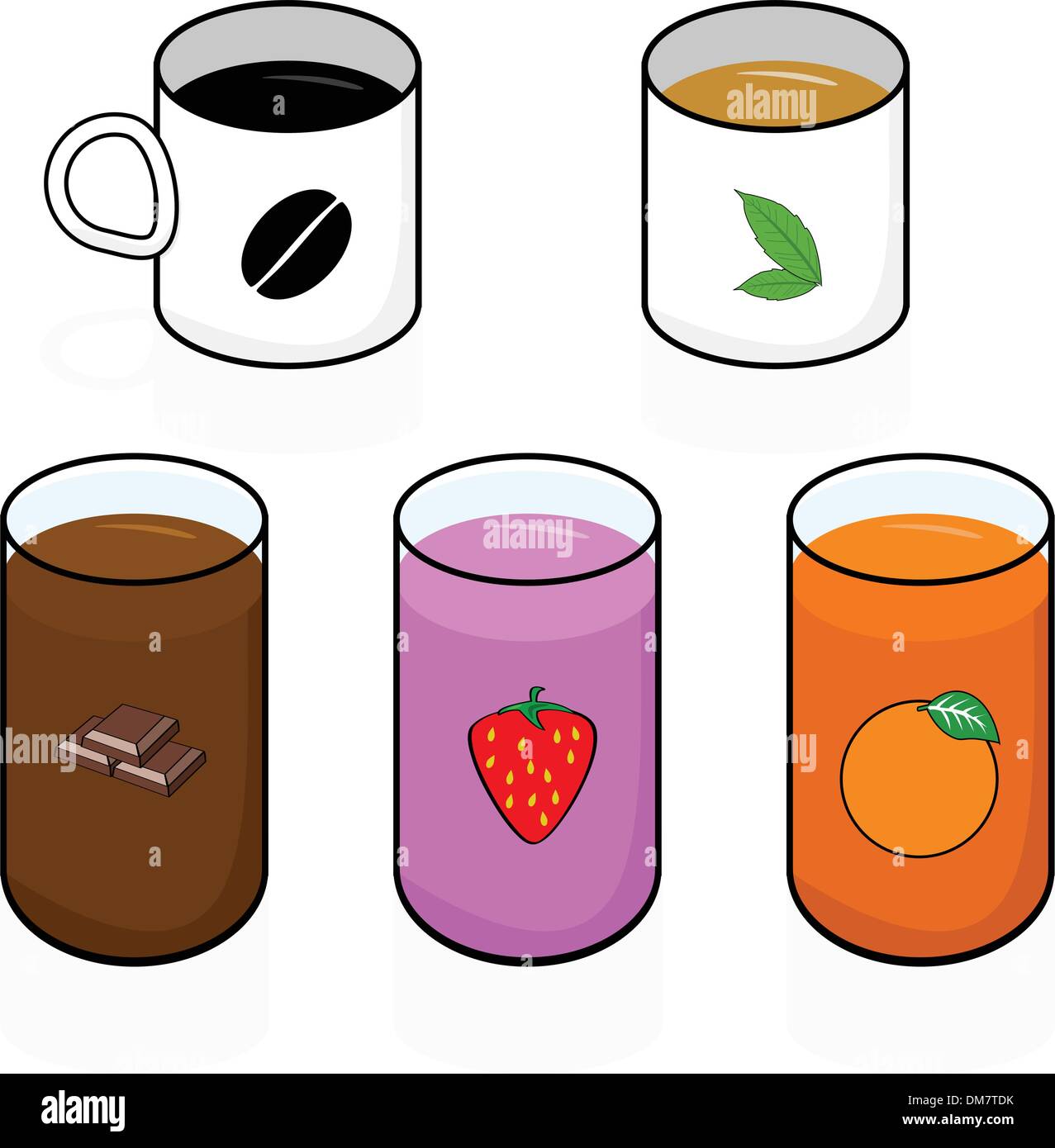 Petit dejeuner sucre dessin Banque d'images vectorielles - Page 2 - Alamy