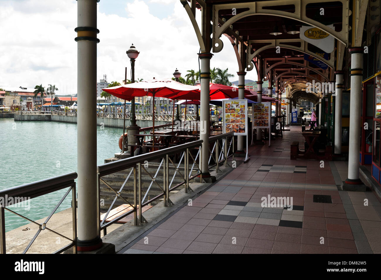 Caudan waterfront walkway Banque de photographies et d’images à haute ...