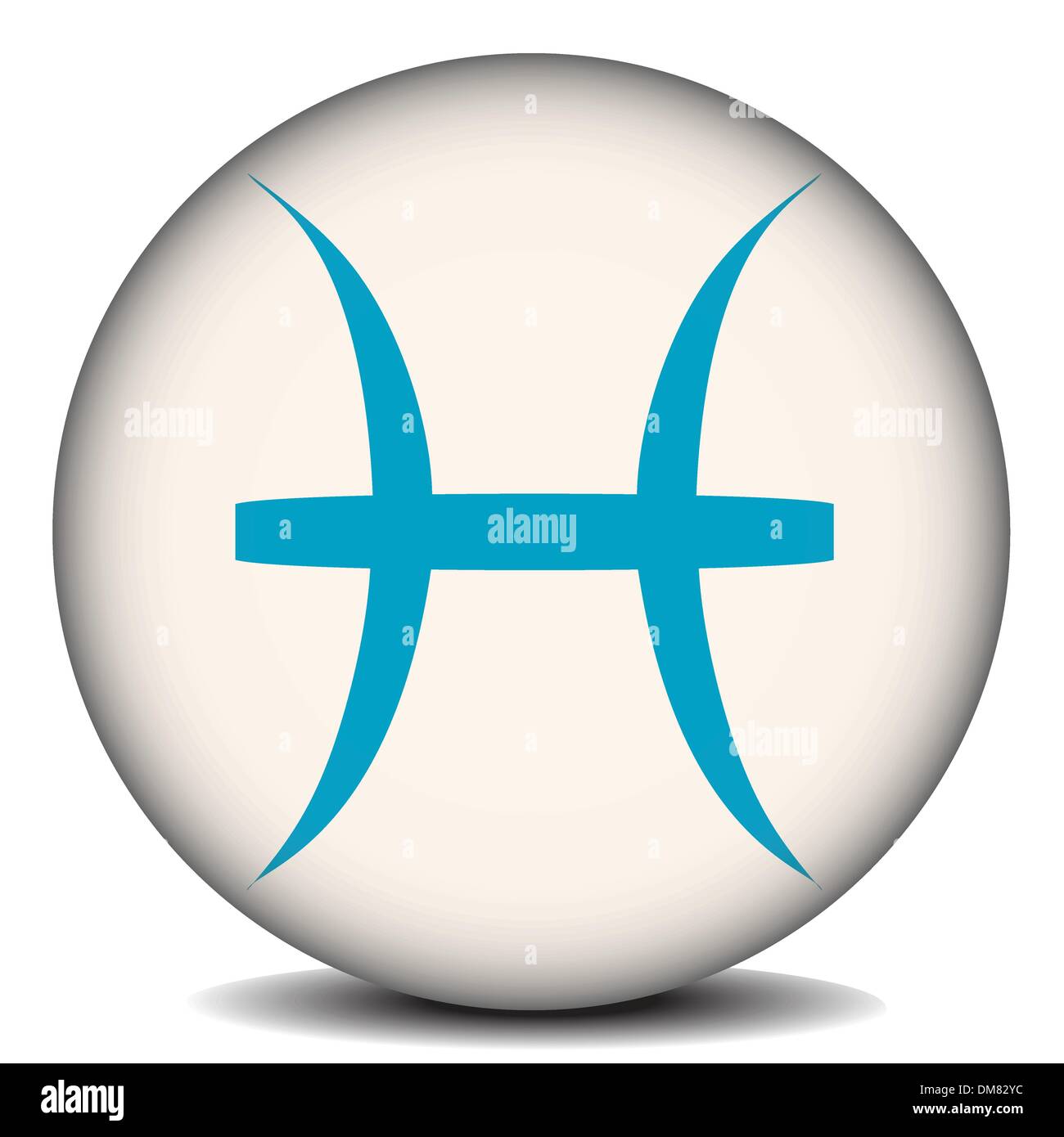 Symbole poissons signe astro Banque d'images vectorielles - Alamy