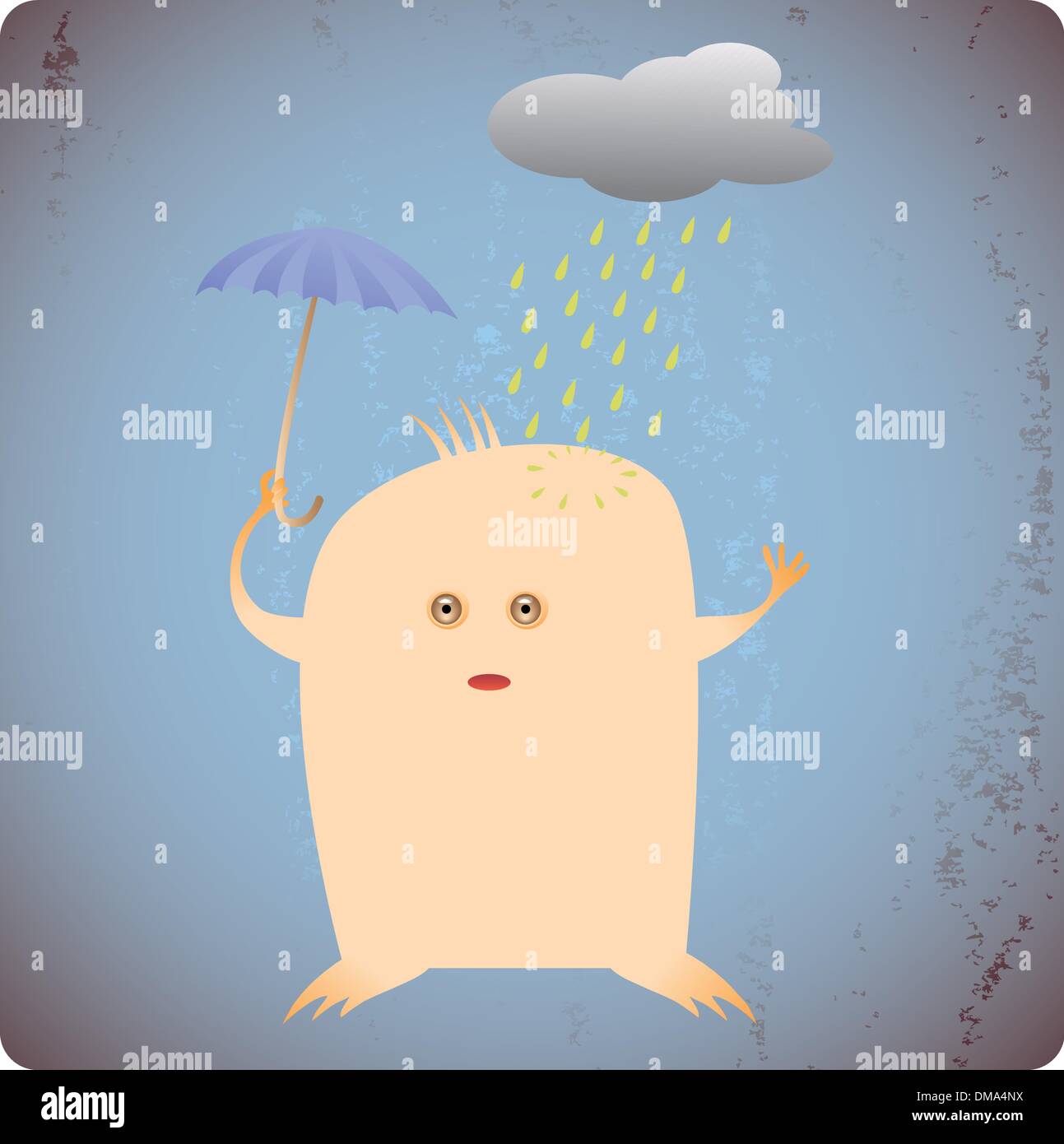 Parapluie de mauvais temps Banque d'images vectorielles - Alamy