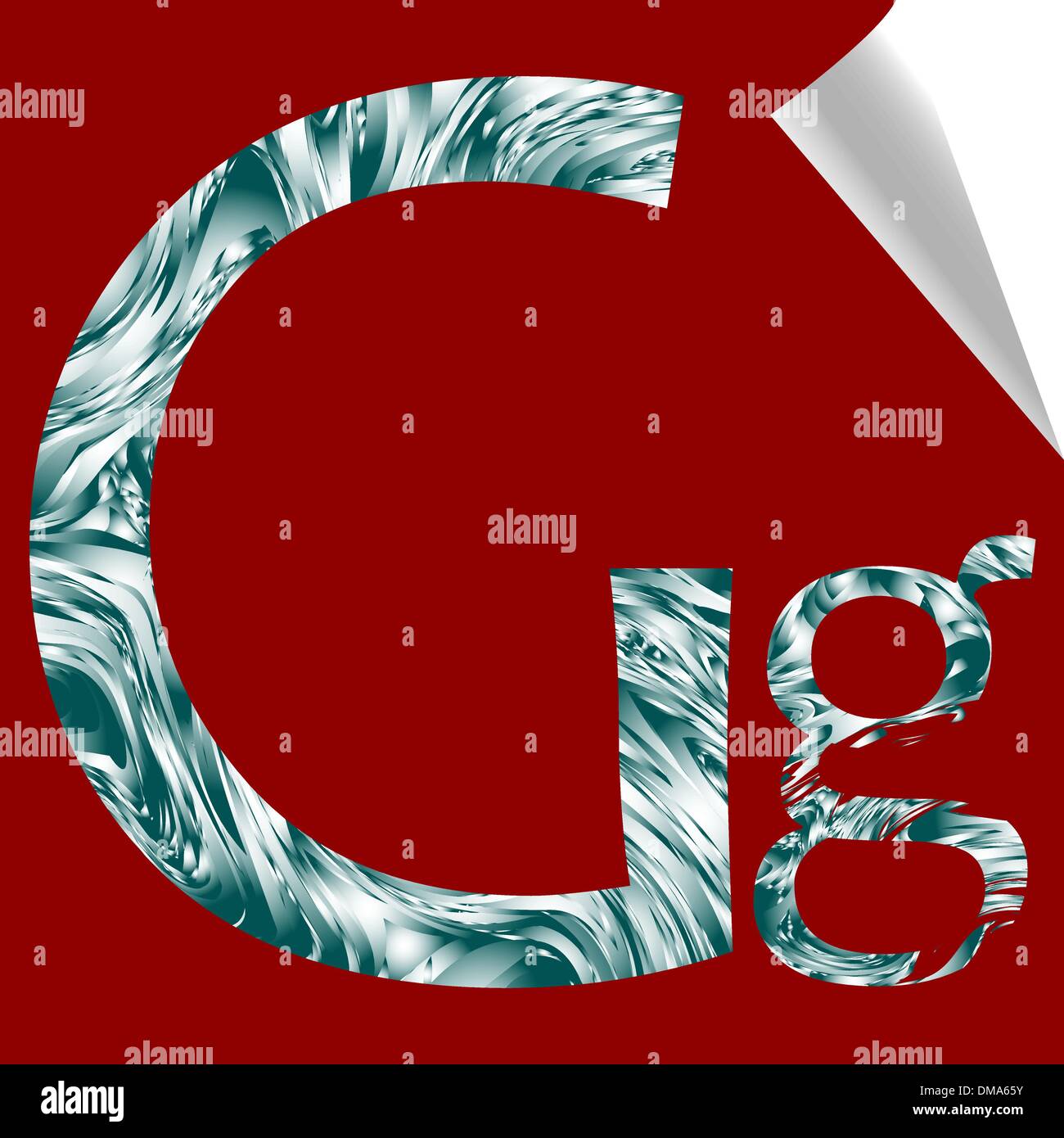 G letter alphabet Banque d'images vectorielles - Alamy