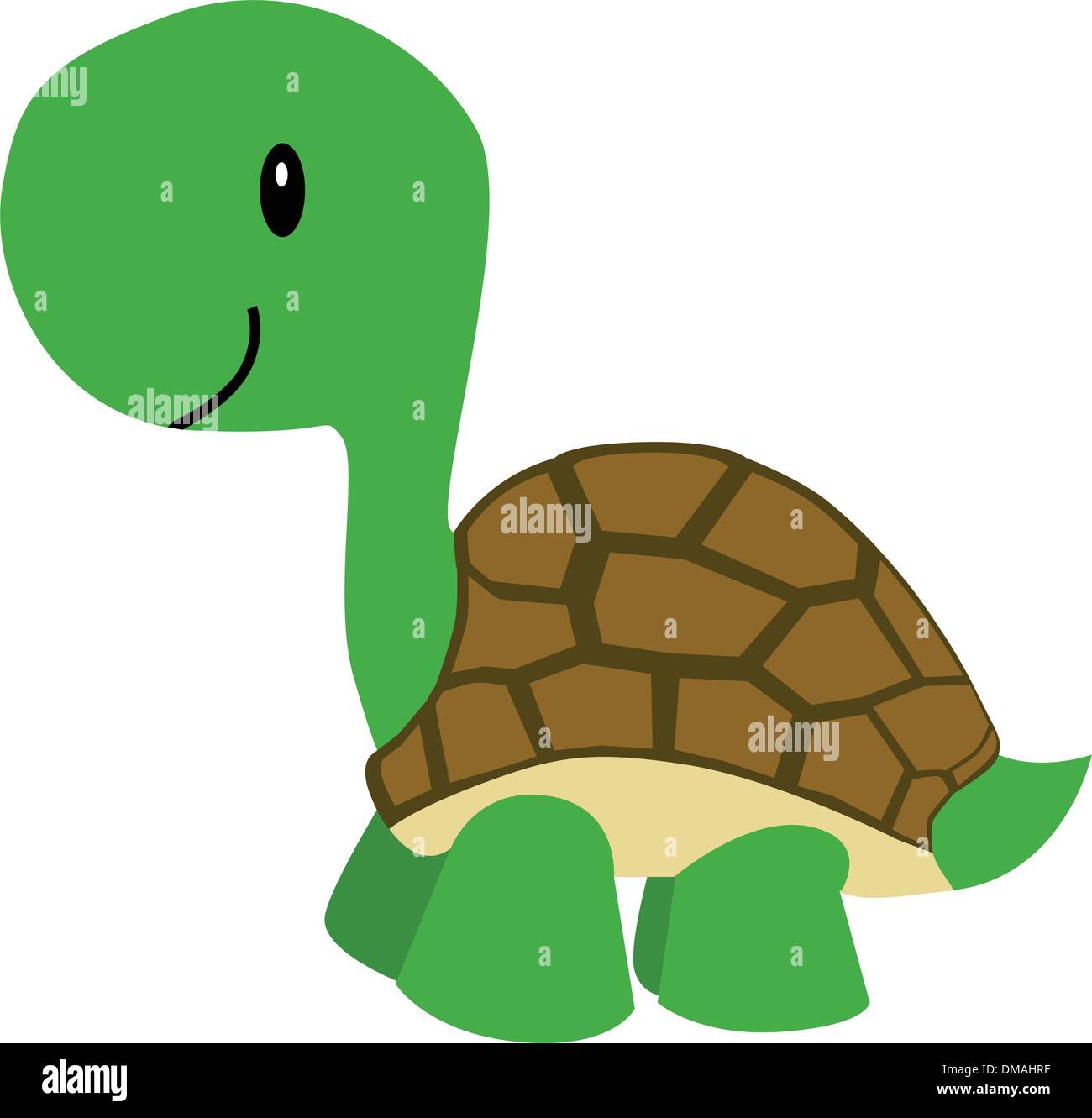 Une tortue cartoon Banque d'images vectorielles - Alamy