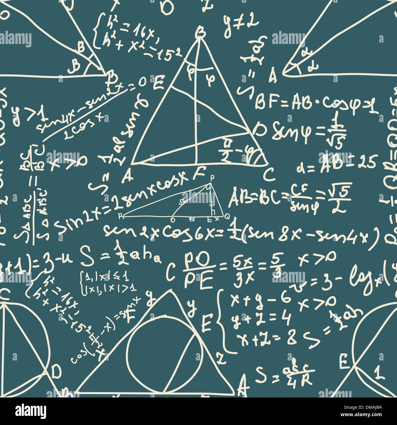 Formules mathématiques Banque d'images vectorielles - Alamy