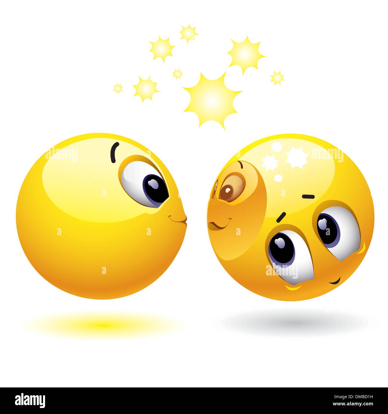 Smileys vector Banque d'images détourées - Alamy