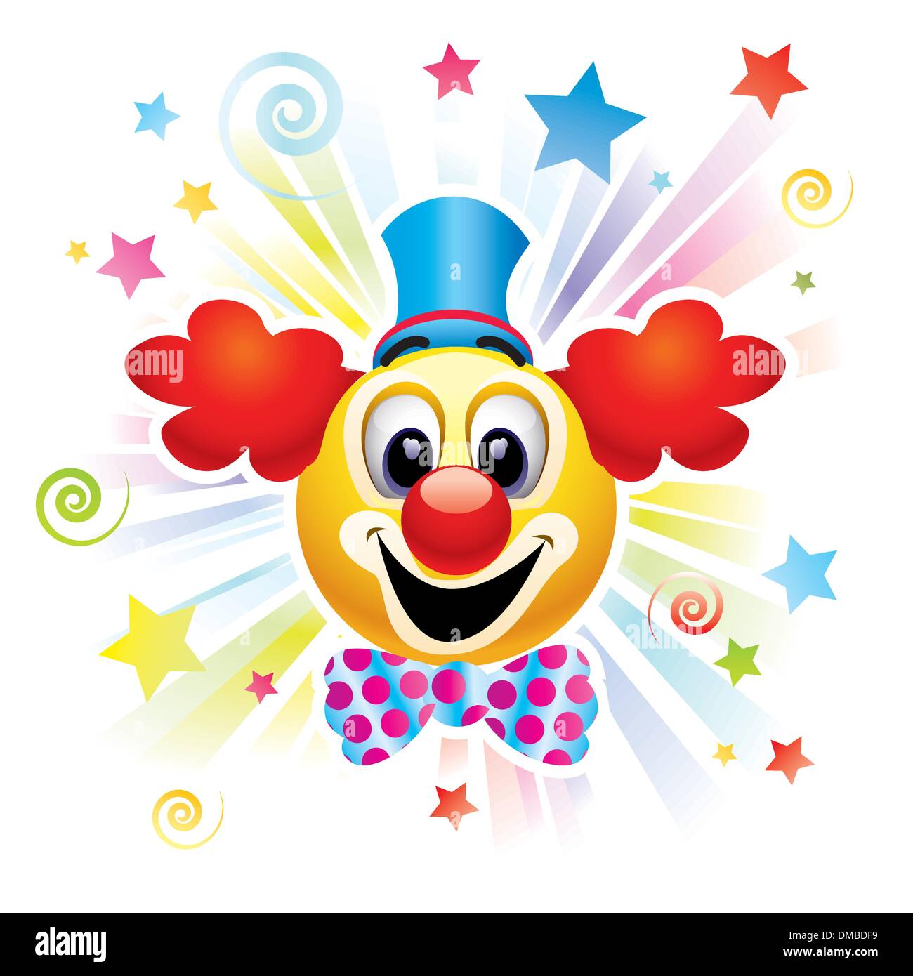 Smiley qui rit Banque d'images vectorielles - Alamy