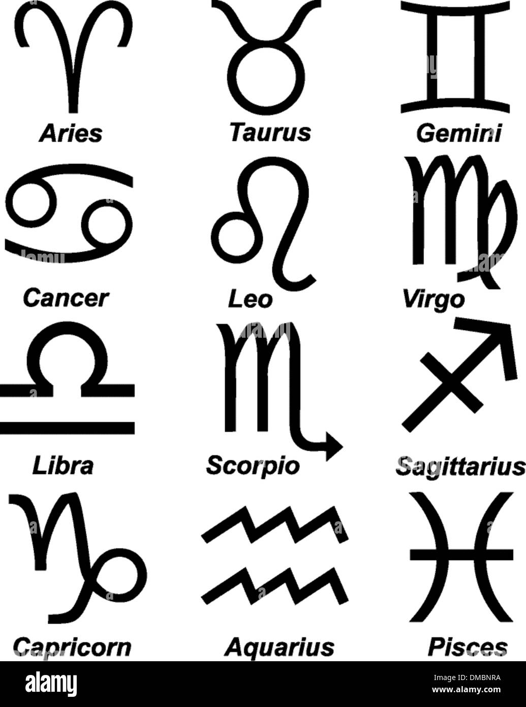 Astrology Signs Banque d'image et photos - Alamy
