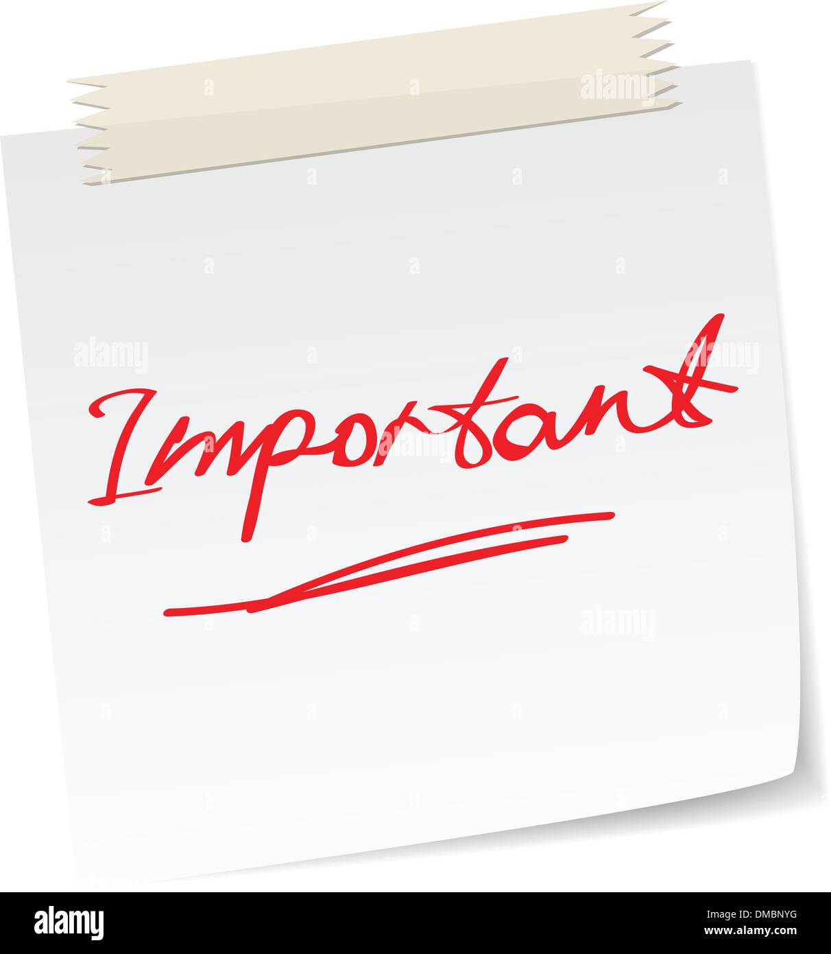 Important message Banque d'images vectorielles - Alamy