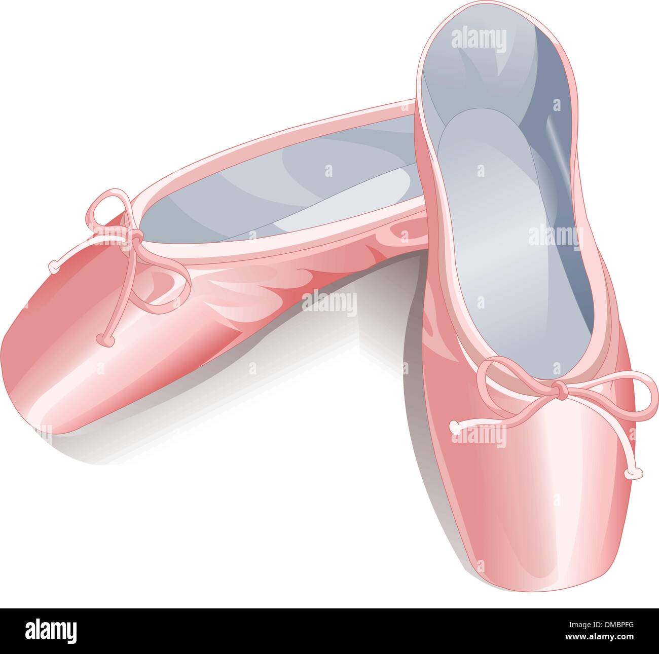 Chaussons de ballet Image Vectorielle Stock - Alamy