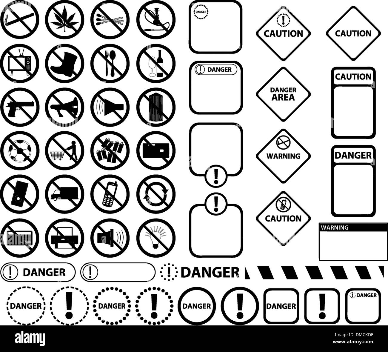 Signes interdits Banque de photographies et d’images à haute résolution ...
