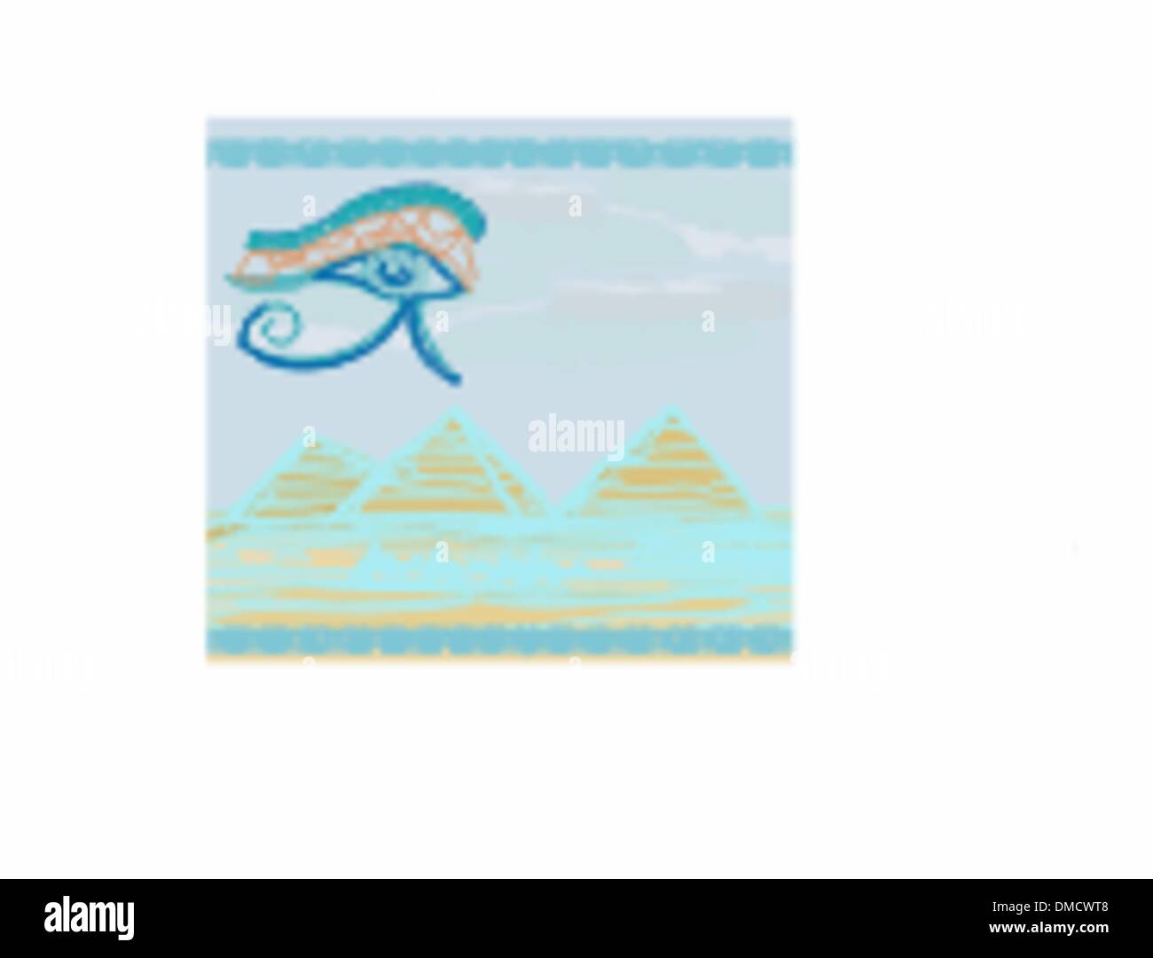 Symboles de l'Egypte et des Pyramides - symbole de l'Œil d'Horus ...