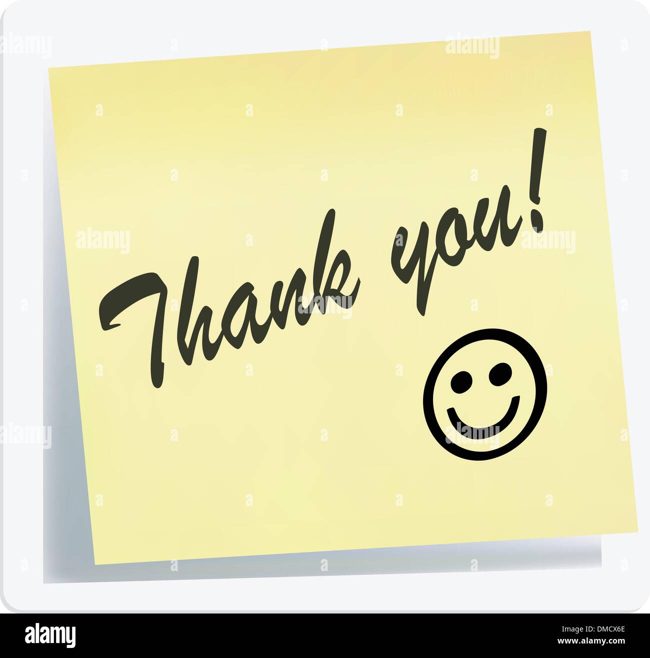 Post it smiley Banque d'images vectorielles - Alamy