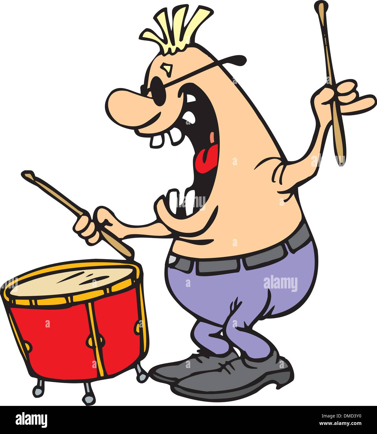 Batterie et basse Banque d'images vectorielles - Alamy