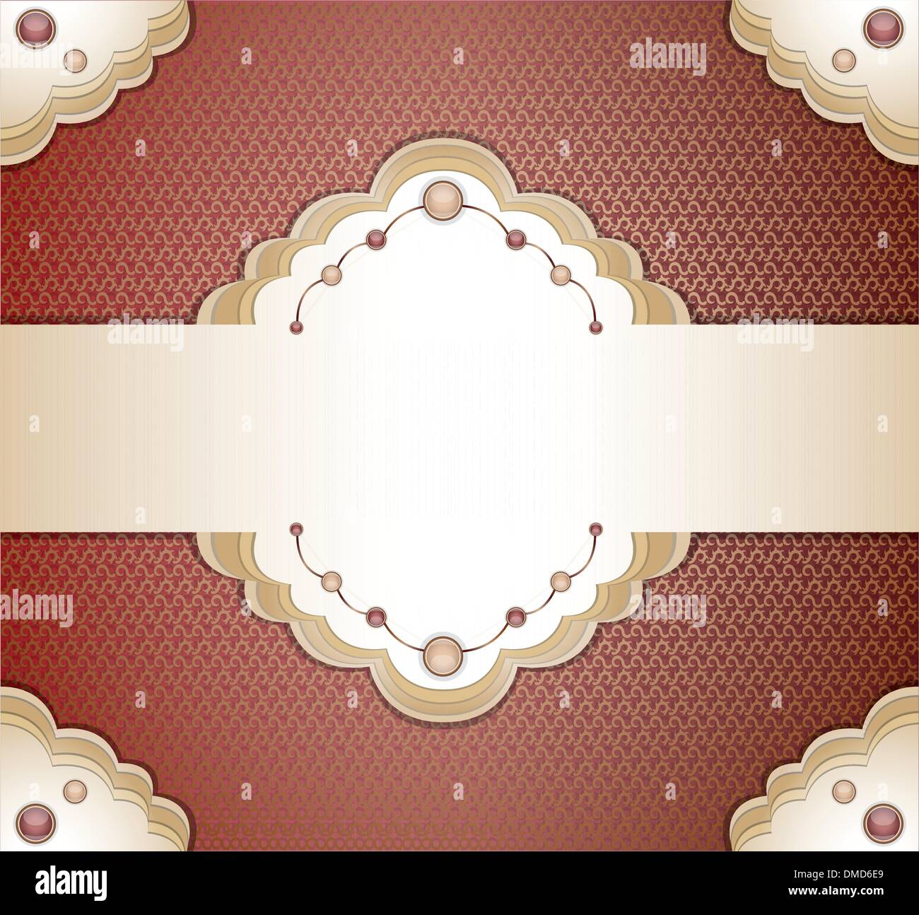 Rouge vintage Banque d'images vectorielles - Alamy