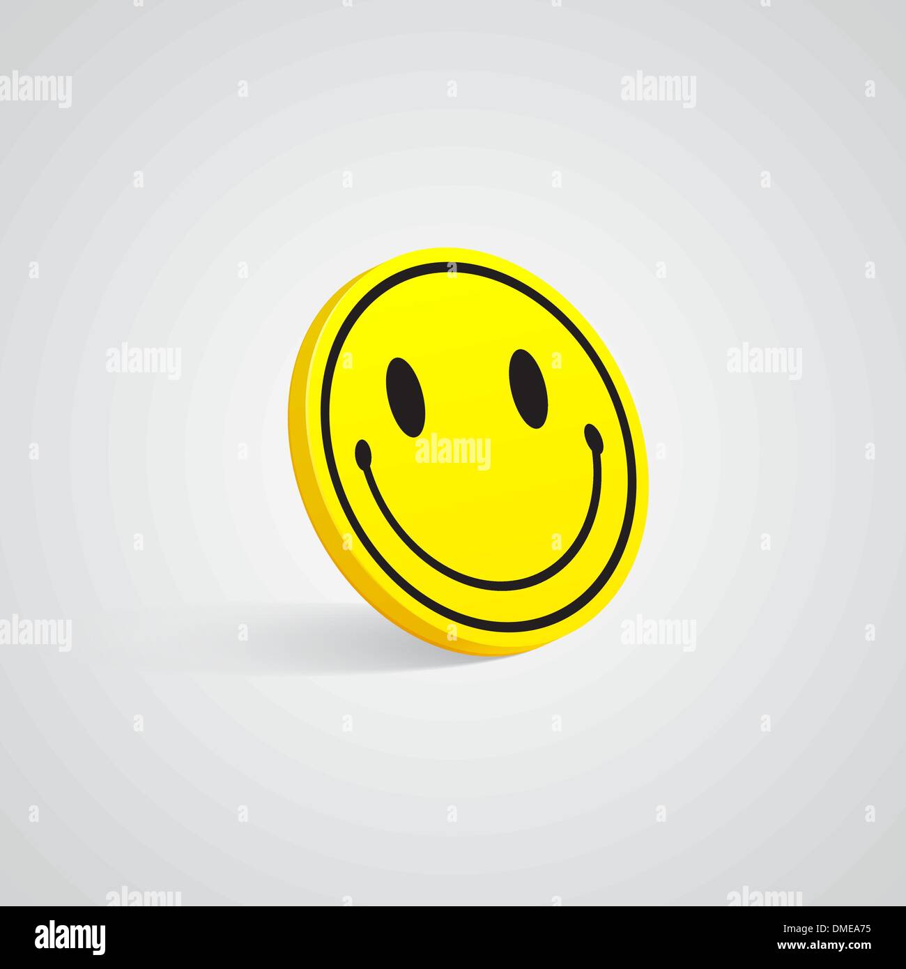 Smiley positive attitude Banque d'images vectorielles - Alamy