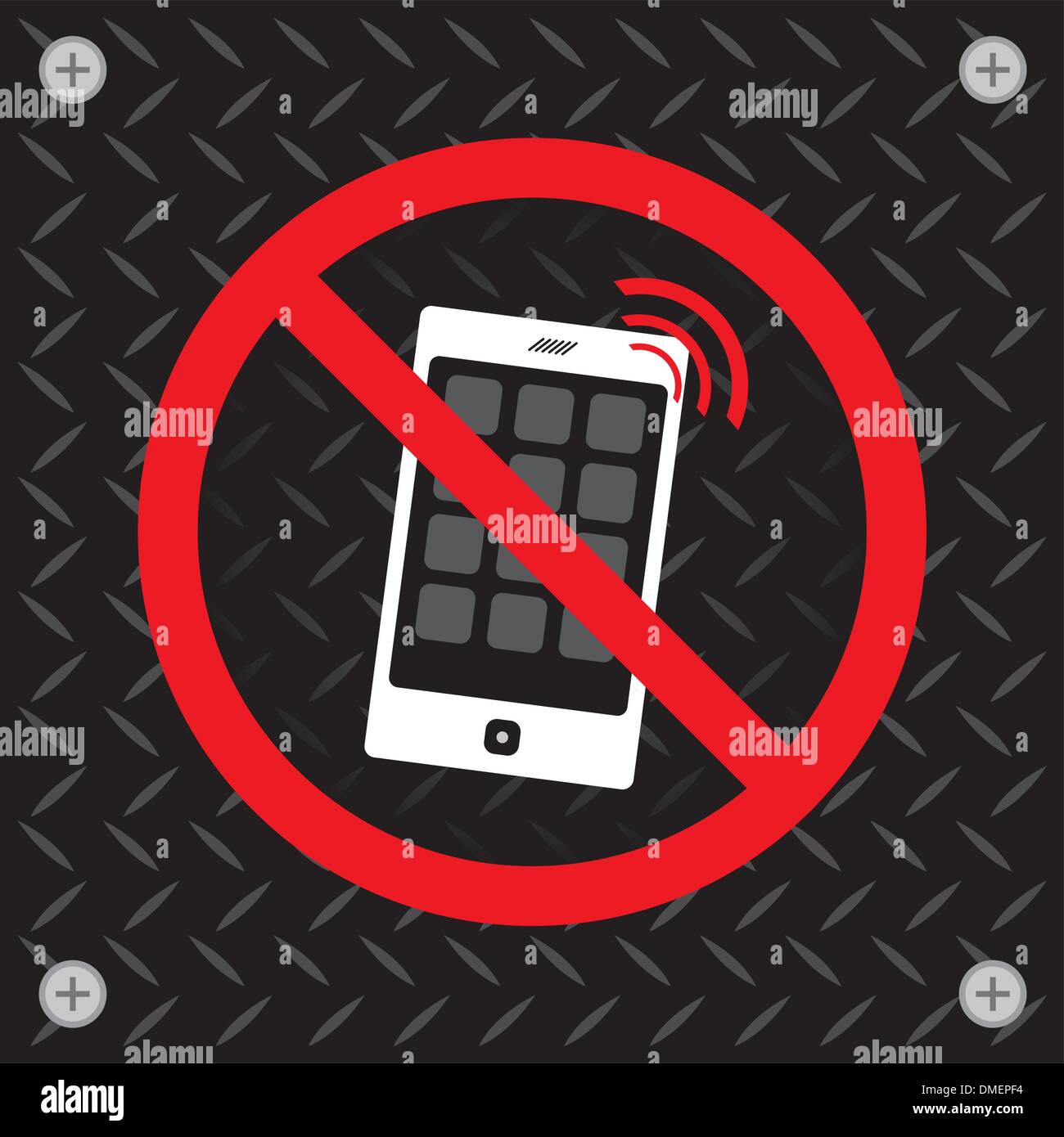 Switch off mobile phone sign Banque de photographies et d’images à ...