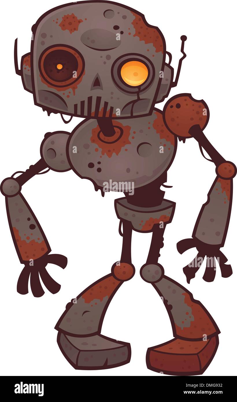 Rusty the robot Banque d'images vectorielles - Alamy