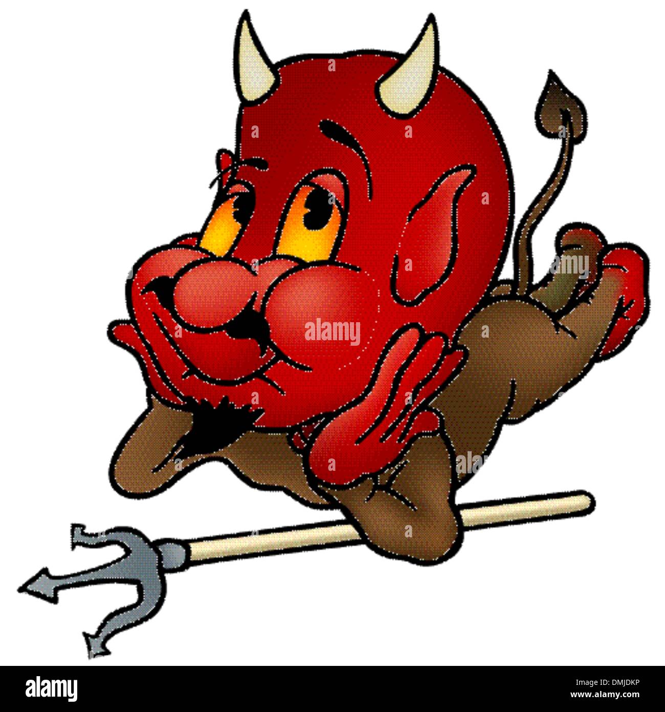 Satan lucifer Banque d'images vectorielles - Alamy