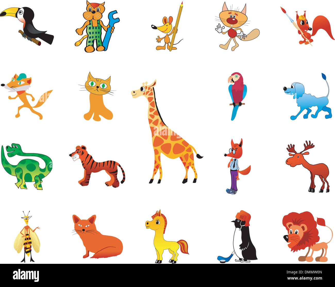 Cartoon funny cat Banque de photographies et d’images à haute ...