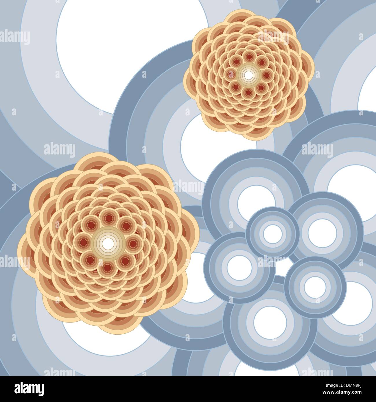 Fleur ronde Banque de photographies et d’images à haute résolution - Alamy