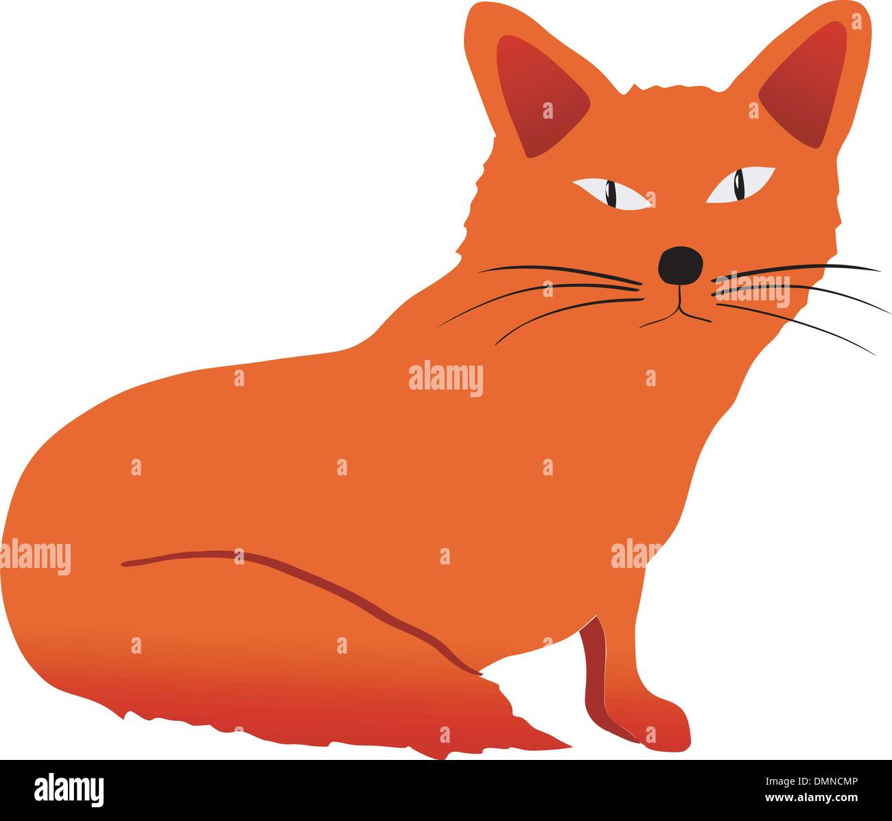 Le renard cartoon Banque d'images vectorielles - Alamy