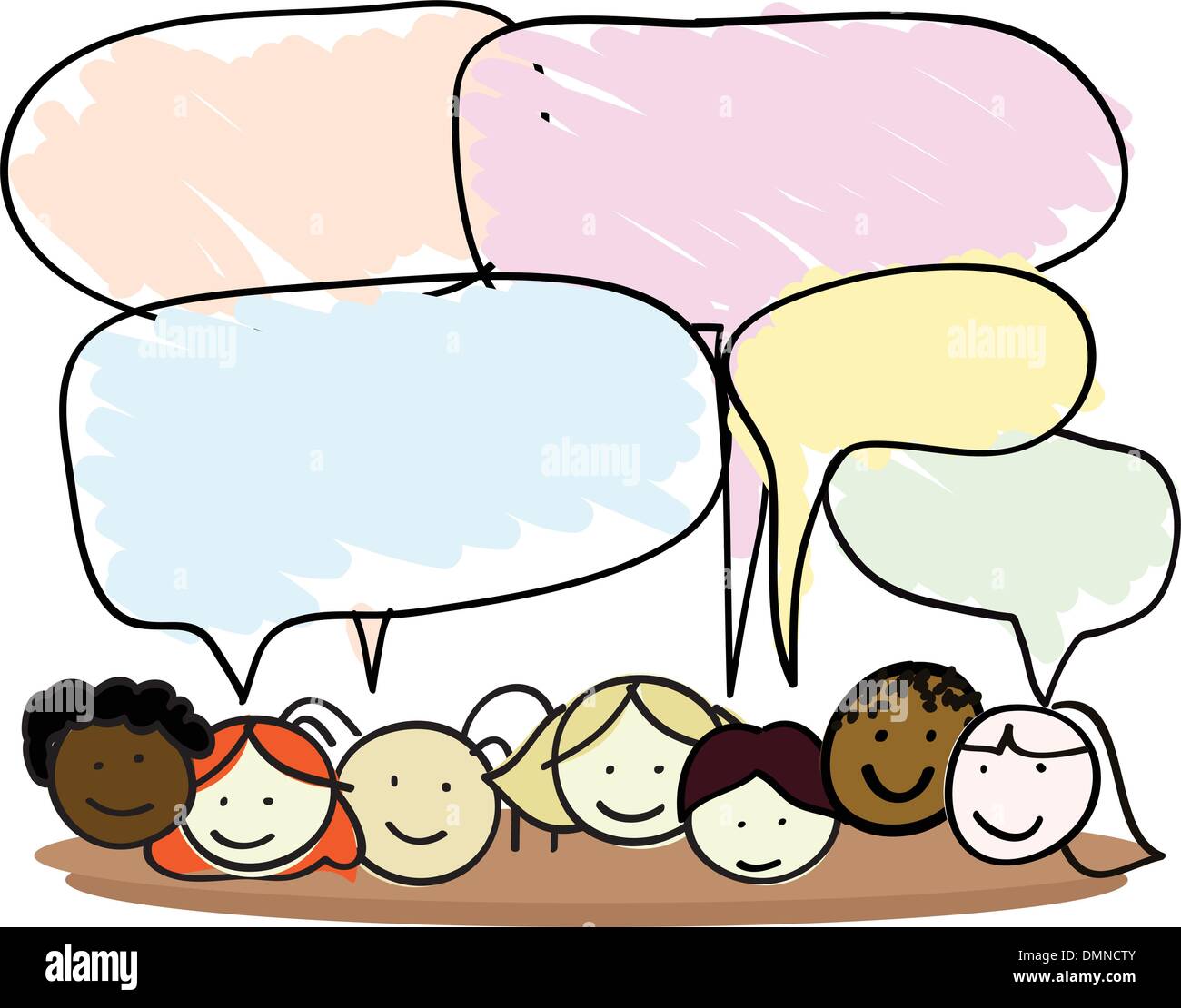 Cartoon bubble for children Banque de photographies et d’images à haute ...