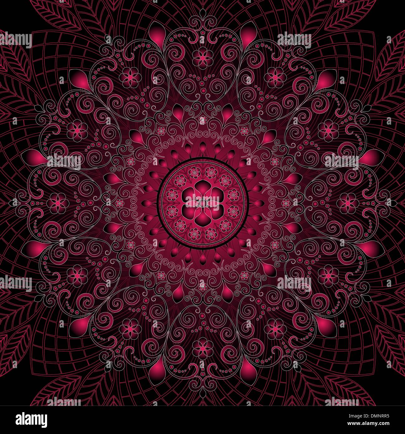 Motif rond Banque d'images vectorielles - Alamy